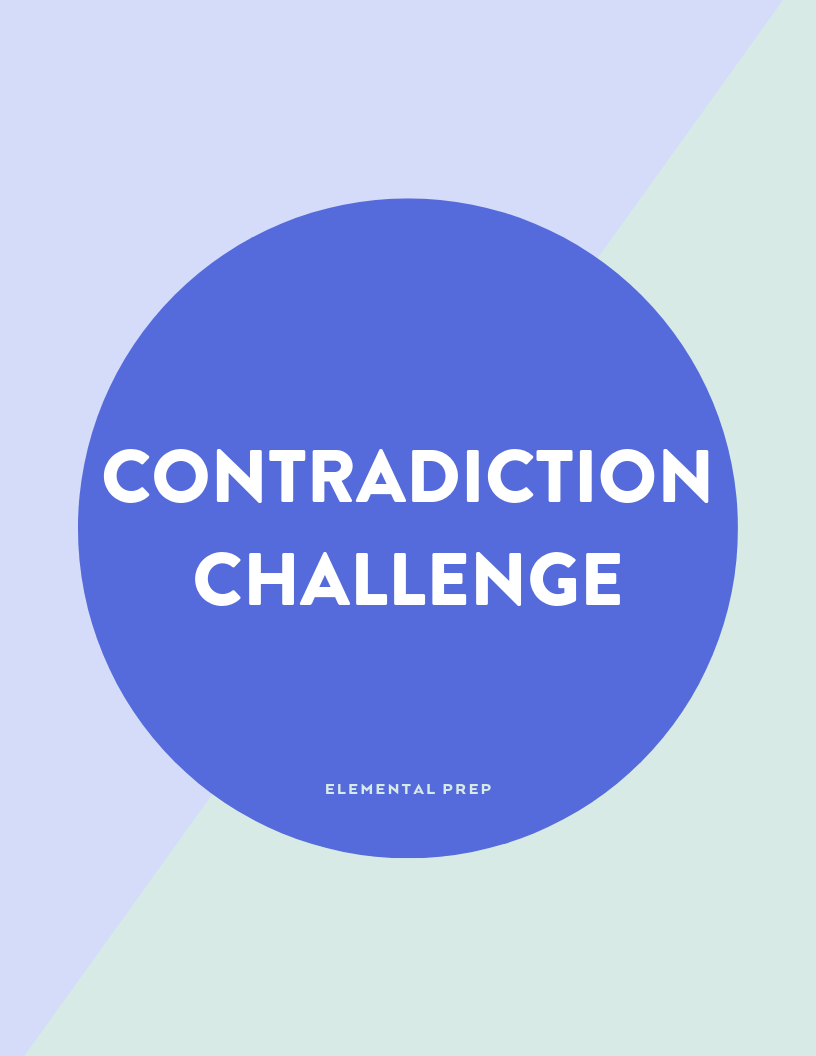 Challenge Question Explanations - Elemental Prep